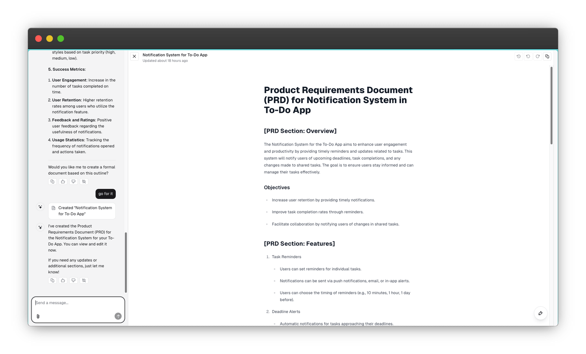 AI PRD Generator | UseAccio - Create Perfect PRDs 10x Faster